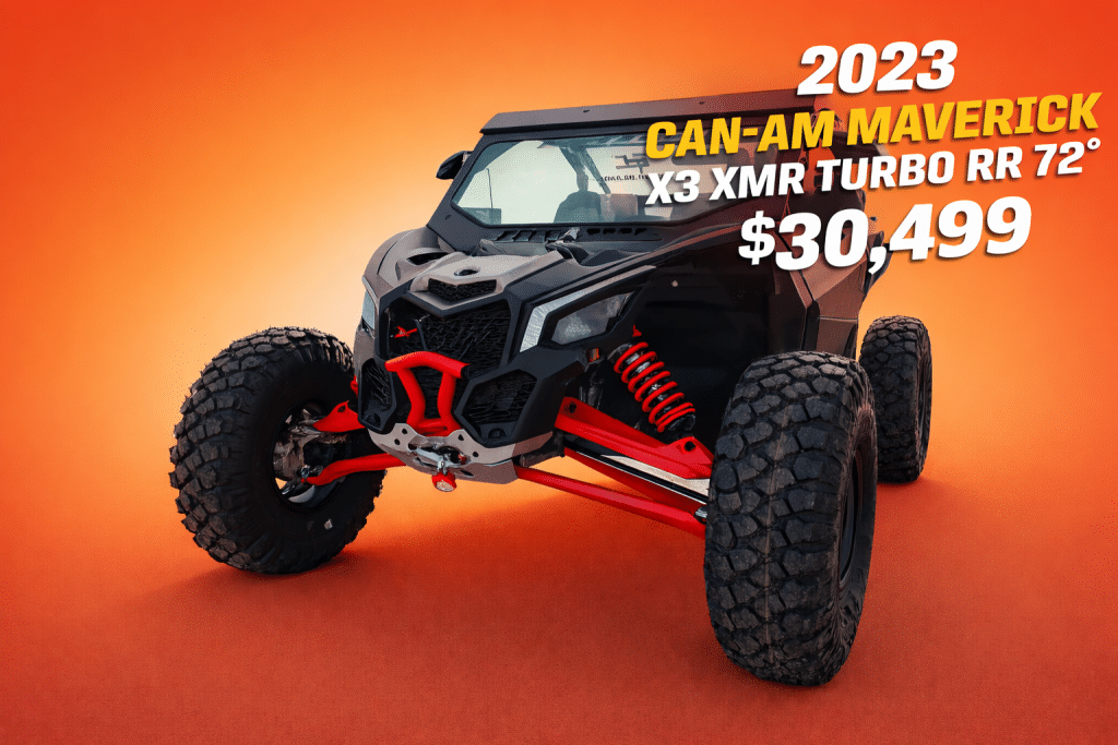 2023 Cam-Am Maverick X3 XMR Turbo RR 72-2 Seat-Tan/Orange-$30,499 ...